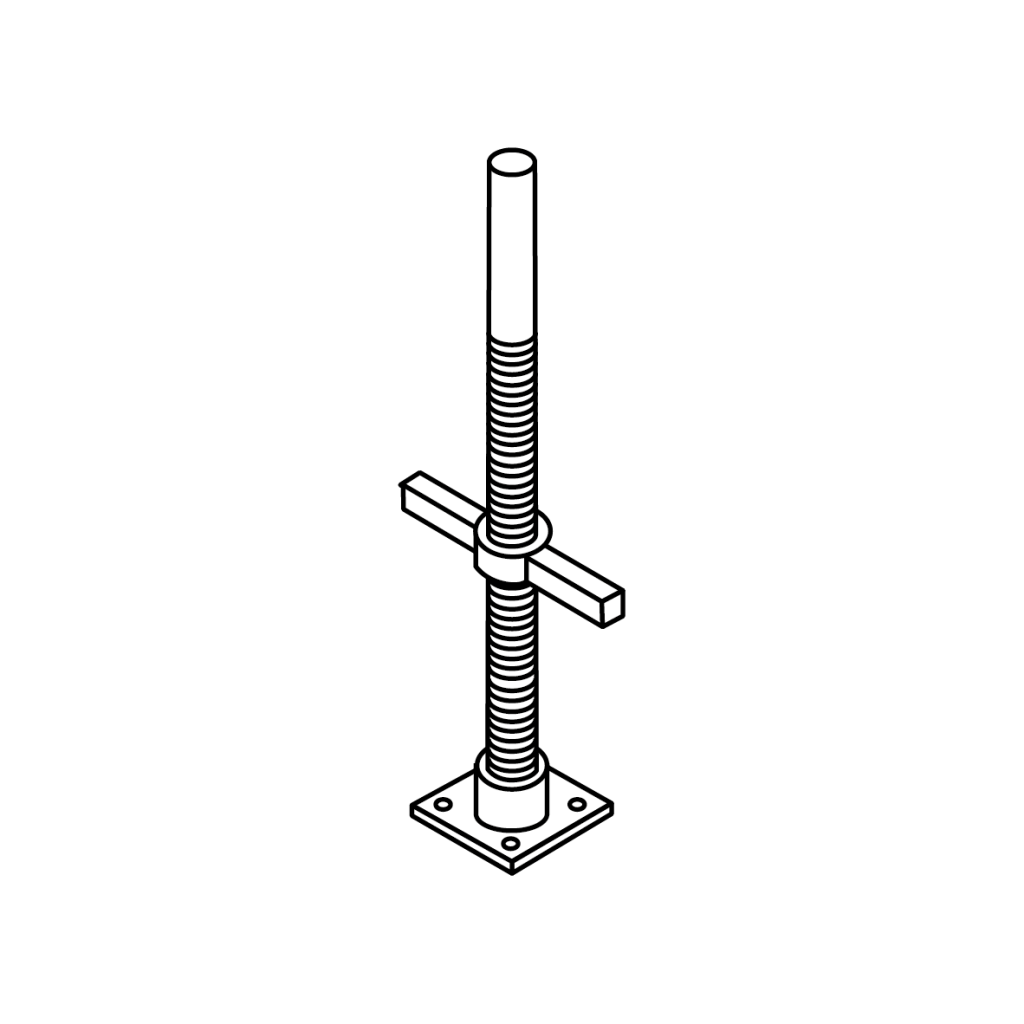 C60 Jack Base - CK Scaffolding Hardware Trading